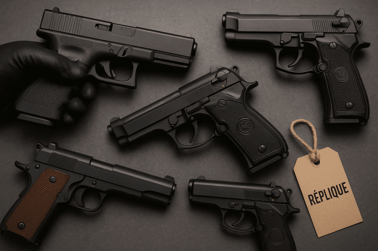 Pistolet factice : les modèles les plus réalistes en 2025